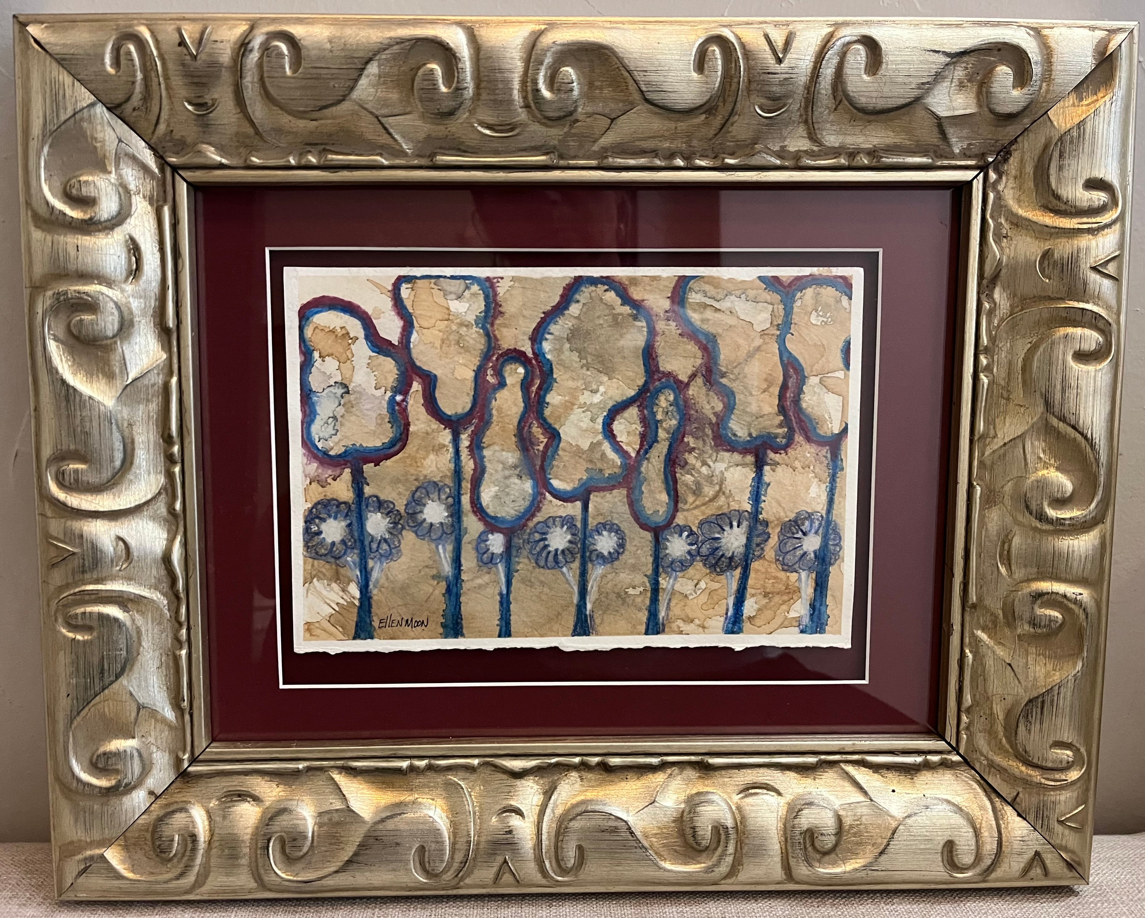 Cauliflowers in Gold Frame – Christie Ellen Moon